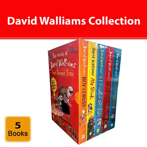 David Walliams Collection 5 Books Box Set Gangsta Granny, Mr Stink ...