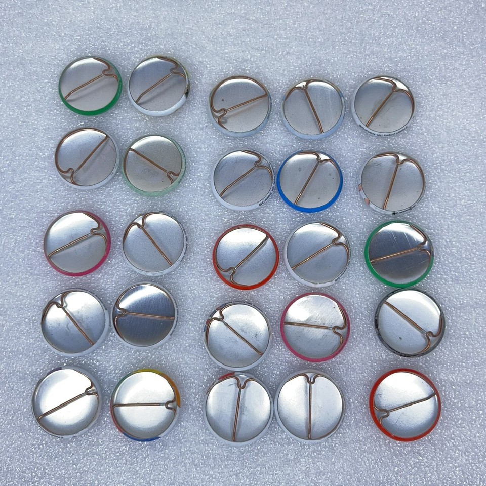 Vintage American Girl Grin Pins, Lot of 25, Faces Sports 1994 Buttons ...