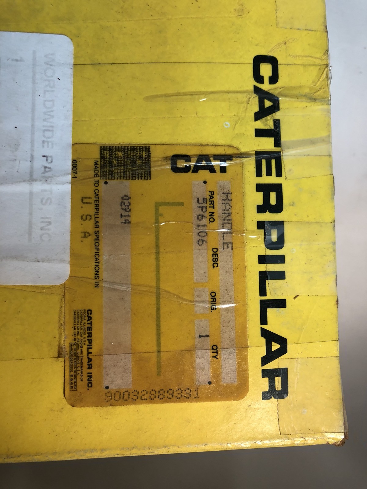 NEW GENUINE CATERPILLAR CAT Part # 5P-6106: HANDLE 5P6106 | eBay