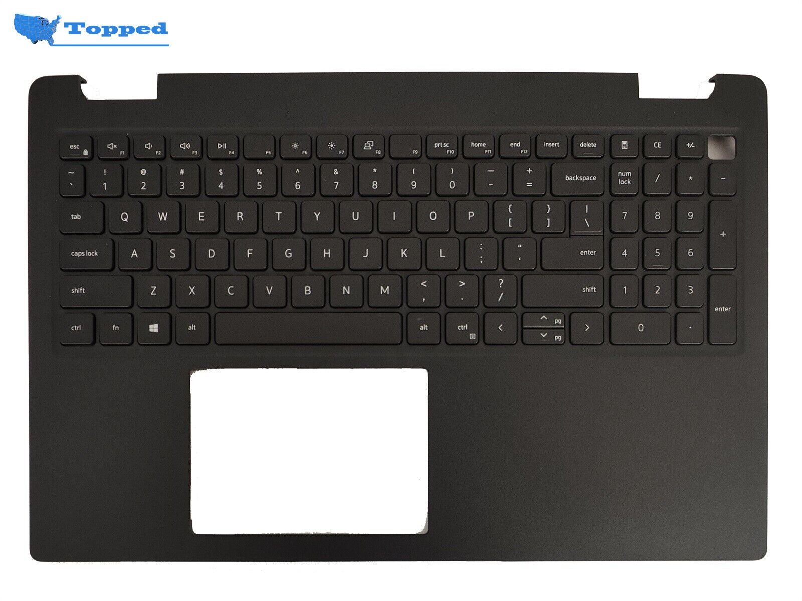 New Dell Latitude 3520 E3520 Palmrest + US Keyboard 0DJP76 NON-Backlit ...
