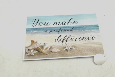 (60 Piece) You Make A Profound Difference Cards with starfish charms | eBay