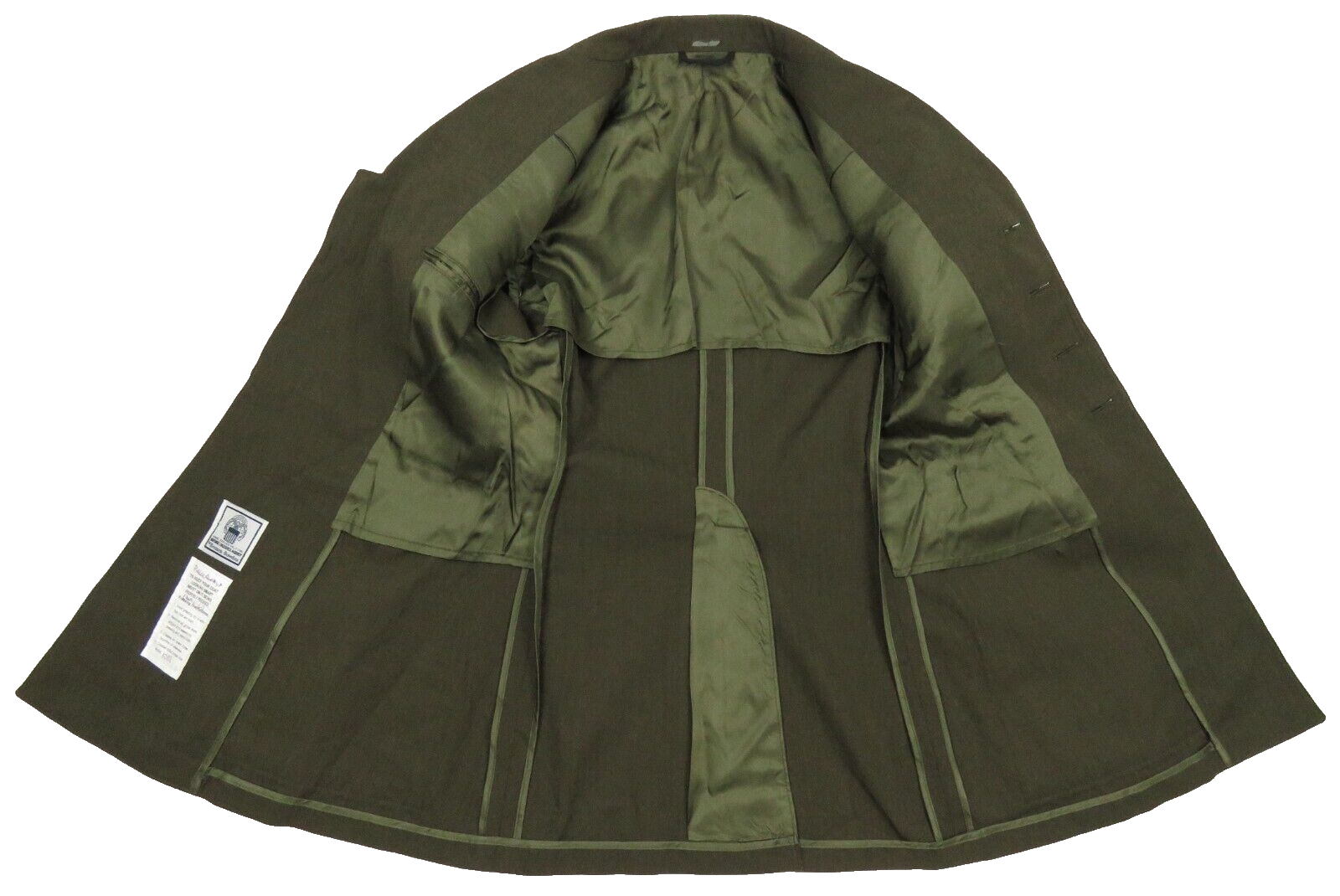 USMC Marine Corps Military Wool Formal Dress Green Belt Uniform Coat ...