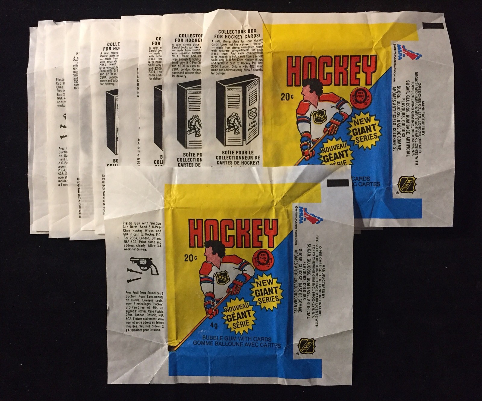 1980-81 OPC NHL HOCKEY WAX PACK WRAPPER - NO TEARS - O-PEE-CHEE CANADA ...