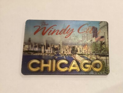 Chicago Skyline Holographic Fridge Magnet Y03 | eBay