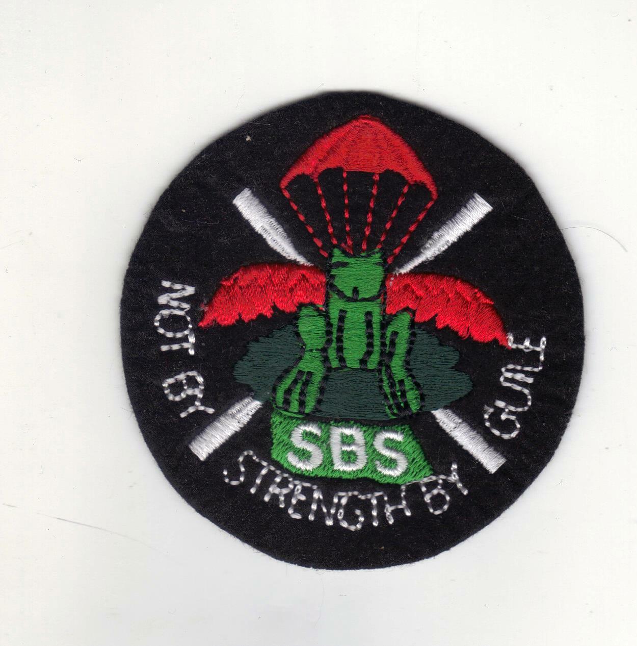 SPECIAL BOAT SERVICE SPECIAL FORCES SBS UKSF BLAZER BADGE | eBay UK