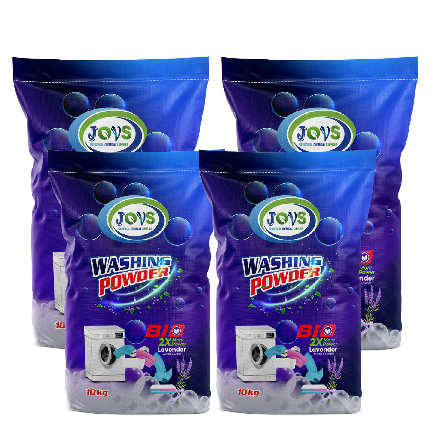 Bio Washing Powder 10kg-90kg Laundry Detergent Soap Bulk Pack 250 ...