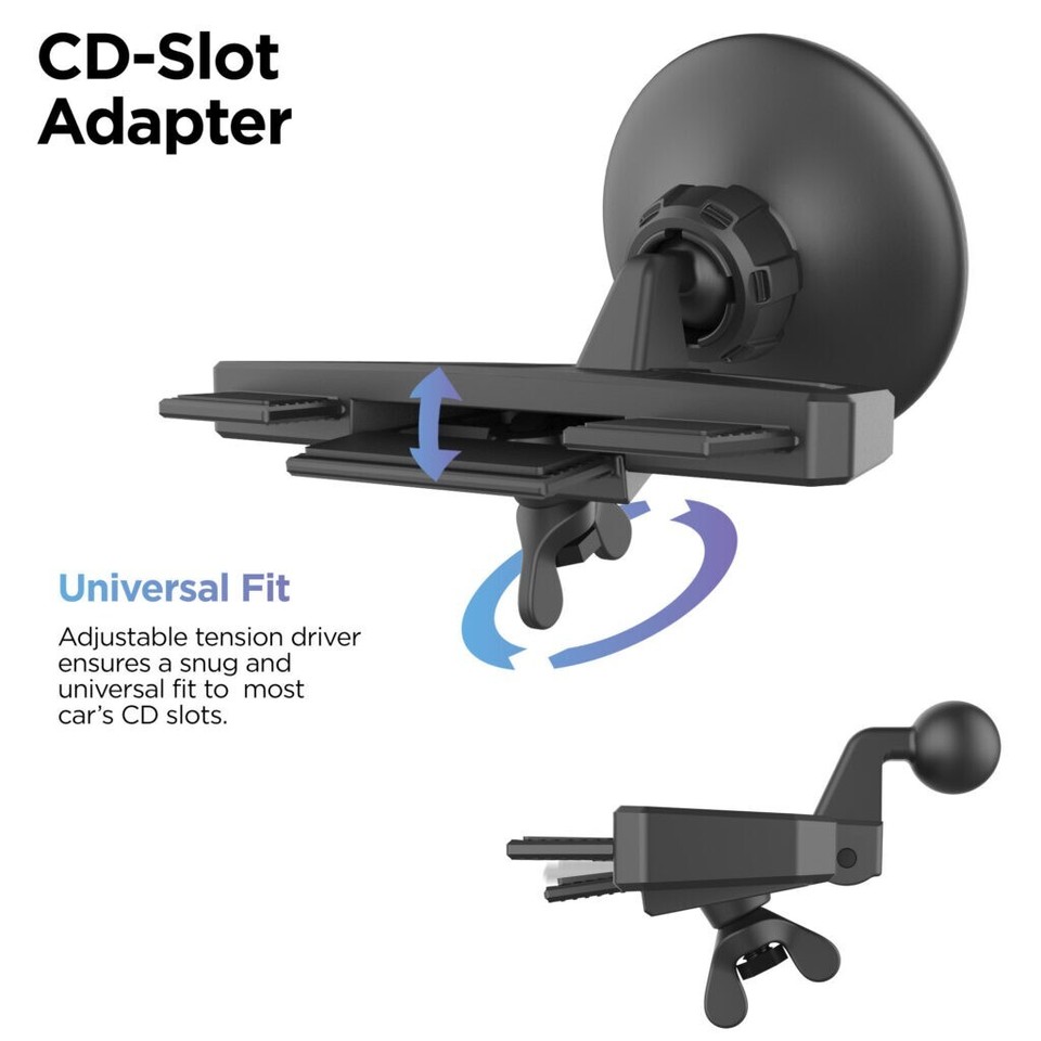 CD Phone Holder for Car Magnetic MagSafe Charger iPhone Mount w/ CD ...