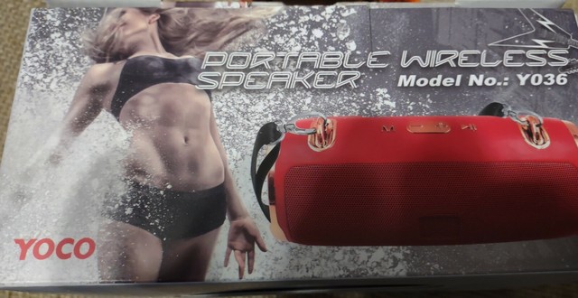 YOCO Bluetooth Portable Wireless Speaker Model Y036 - Red for sale ...