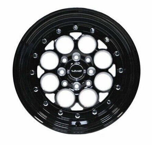 VMS RACING Revolver Noir Lèvre Chrome Rivets Drag Jante Roue 15x8 4X114 ...