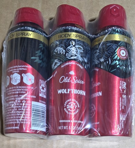 Old Spice Aluminum Free Body Spray for Men, Swagger, 5.1 Oz, 3 Pack ...