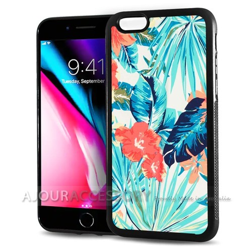 ( For iPhone 8 Plus ) Back Case Cover AJH11787 Palm Flower Tropic | eBay
