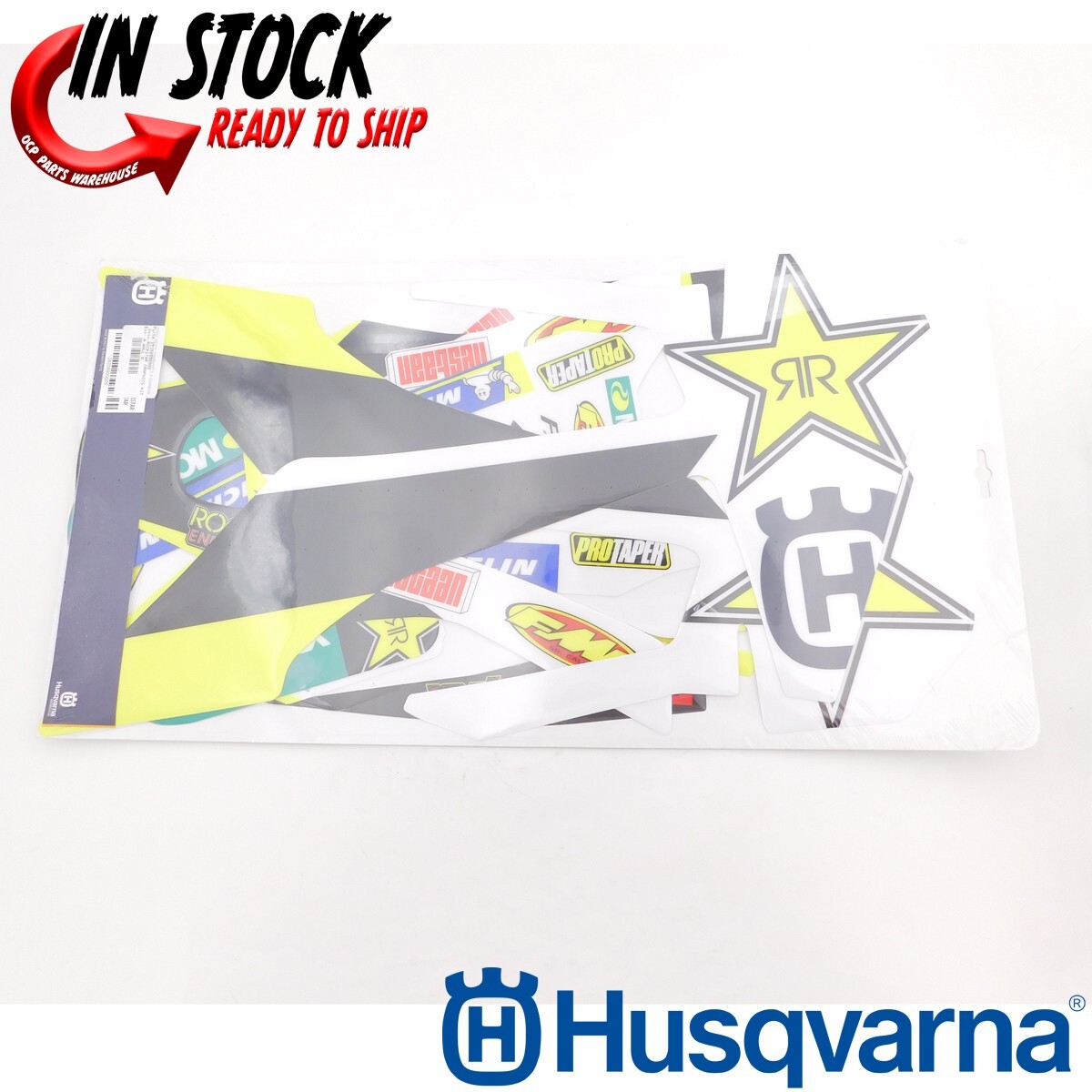 ROCKSTAR GRAPHICS KIT Husqvarna 2019 2022 TC FC FX TX 350 450 ...