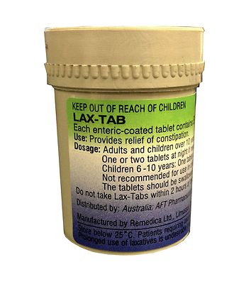 Lax-Tab 200 tablets CONSTIPATION | eBay