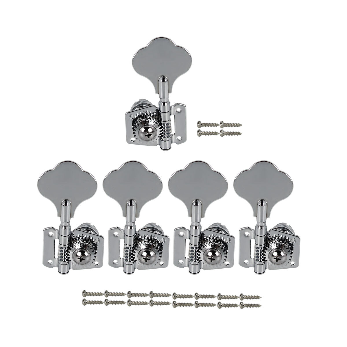 Violin Tuner Chrome Mandolin Tuning Pegs Set - 8 Machine Heads With ...