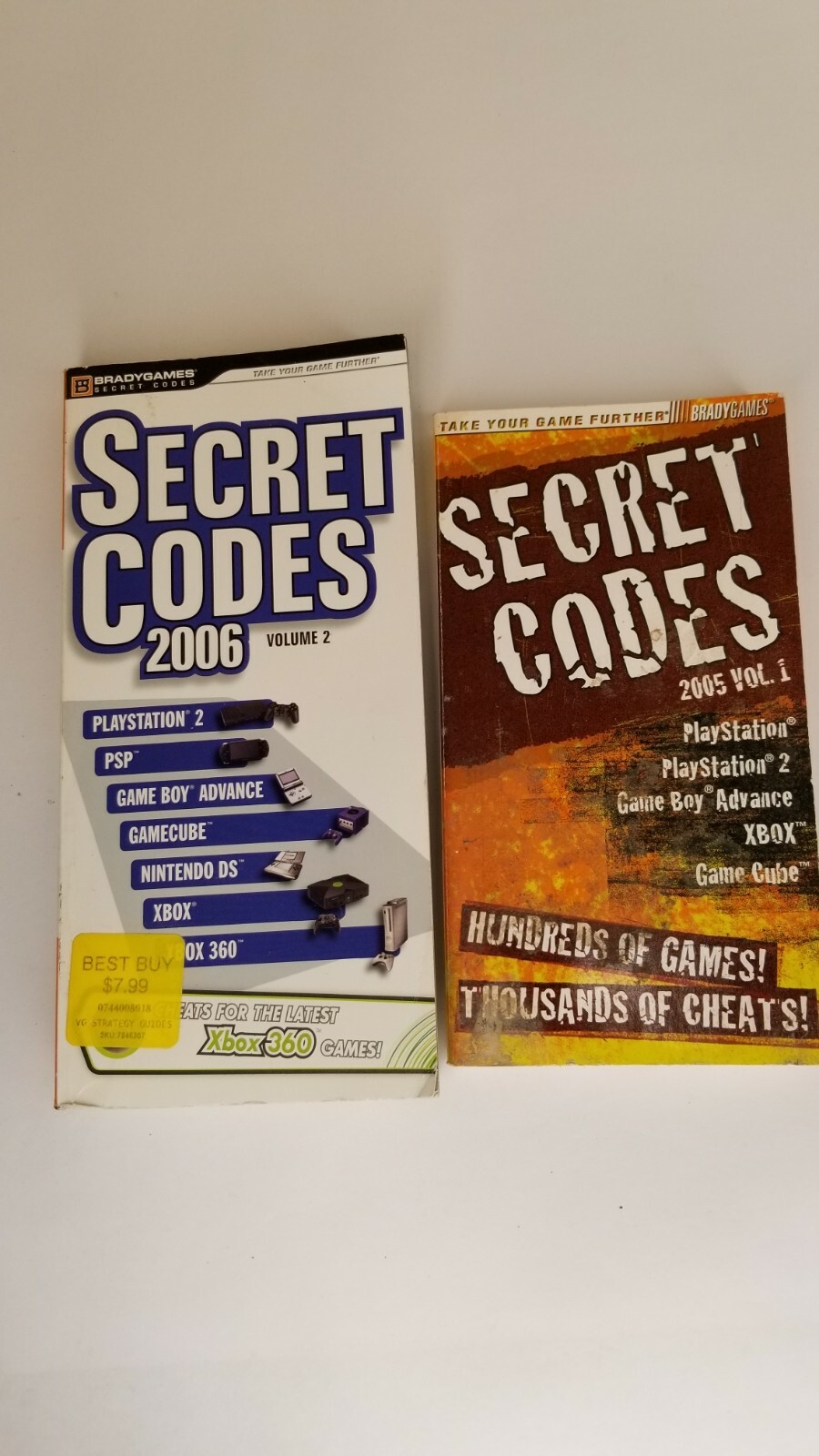 Brady Games Secret Code Books Vol. 1 and 2, 2005/2006 | eBay