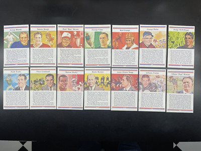 14-Card Lot. 1981-True Value Booklet Card. Football All Time Sport ...