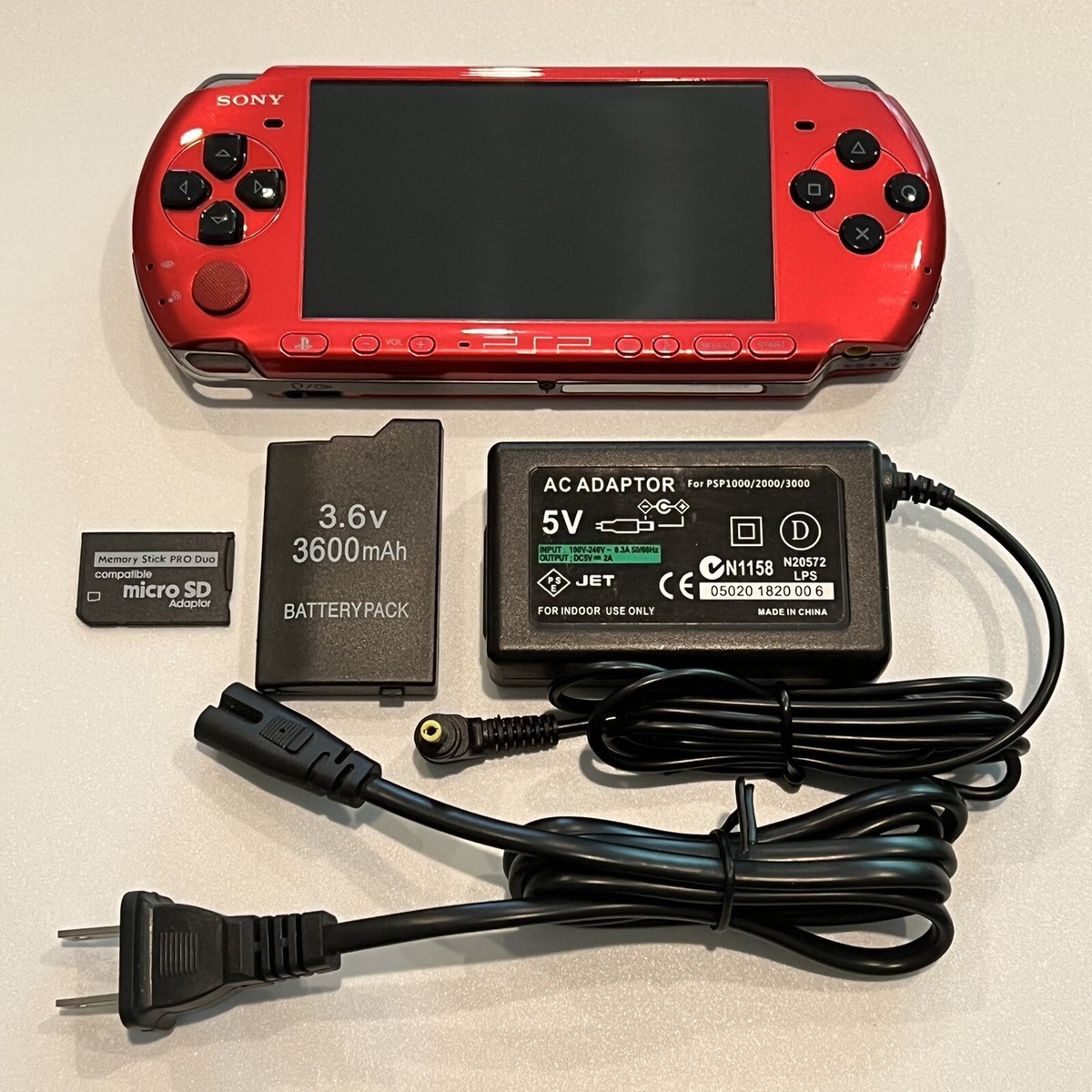 Red And Black Psp
