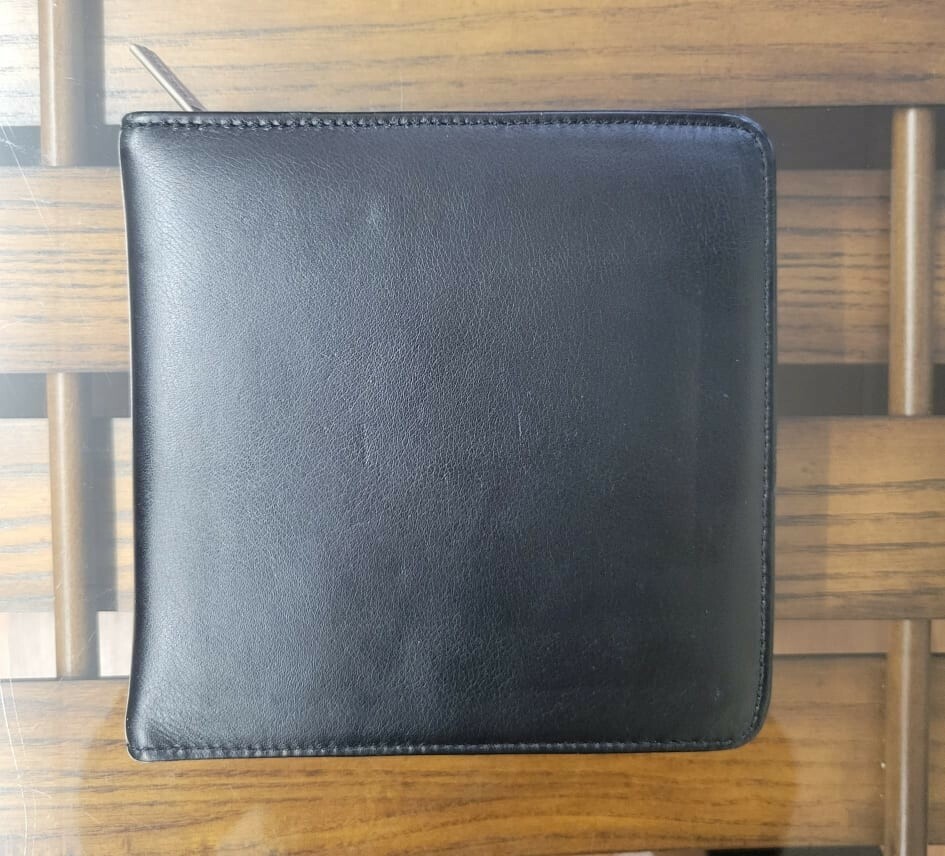 VTG BACKGAMMON GAME TRAVEL SET BROOKSTONE WOOD BOARD METAL PEGS ZIP ...