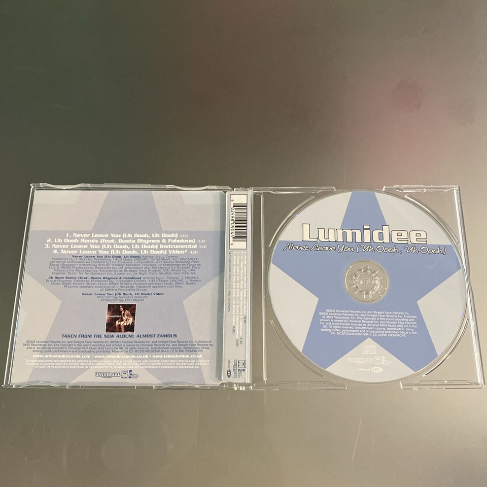 Lumidee 2 💿 LOT- IMPORT Never Leave You (Uh Oooh, Uh Oooh) & Almost ...