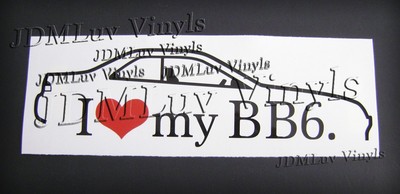 I love my Prelude 97-01 Sticker decal JDM Honda BB6 | eBay