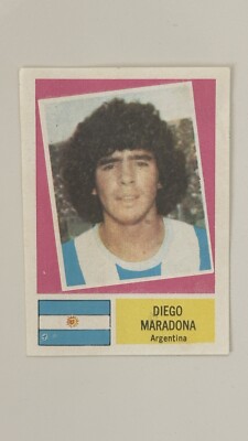 Diego Maradona Rookie Card World Cup 1978 Crack Campeonato Mundial | eBay