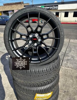 20" TOYOTA TRD MATTE BLACK WHEELS RIM TIRES FITS CAMRY AVALAON XLE SE ...