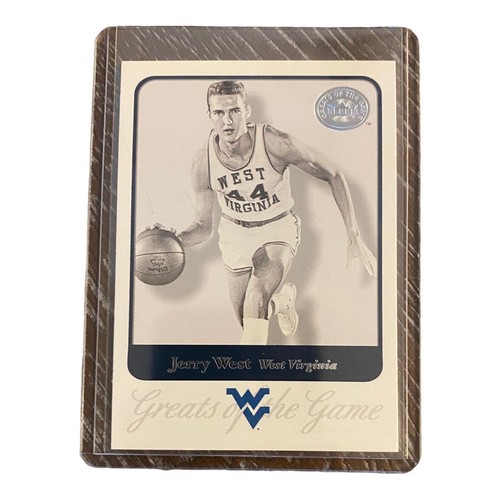 2001 Fleer Greats of the Game Jerry West # 37 West Virginia ...