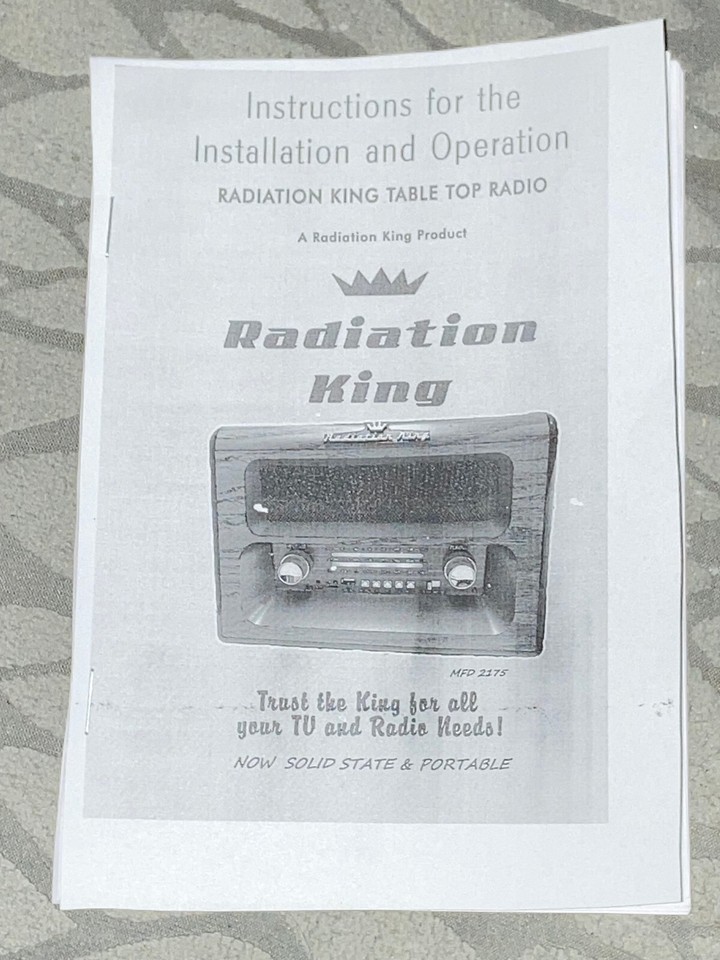 Radiation King Ornate logo Big N Loud real working fan art Fallout ...