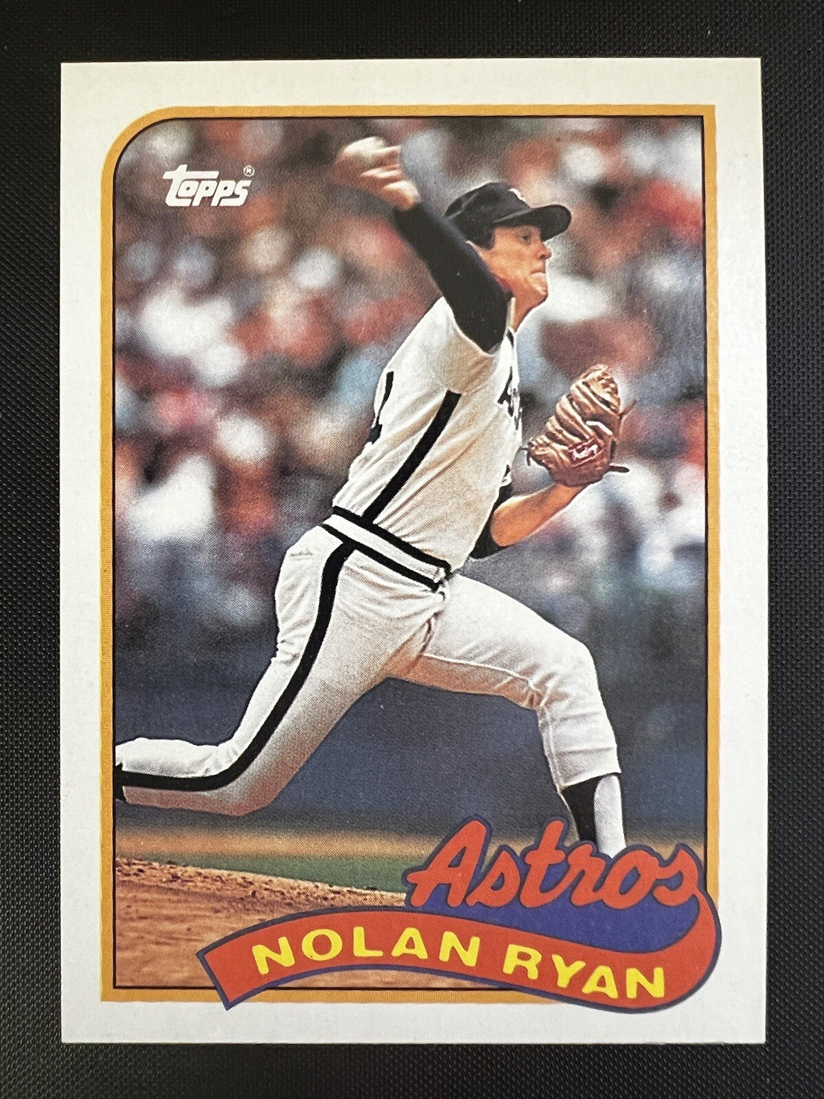 1989 Topps - #530 Nolan Ryan RARE Error | Mint - Centered🔥Astros - Wavy ...