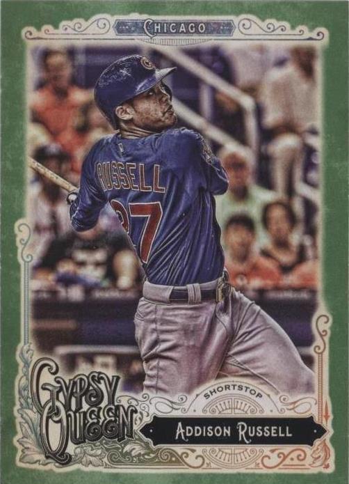 2017 Topps Gypsy Queen - Addison Russell #257 Green for sale online | eBay