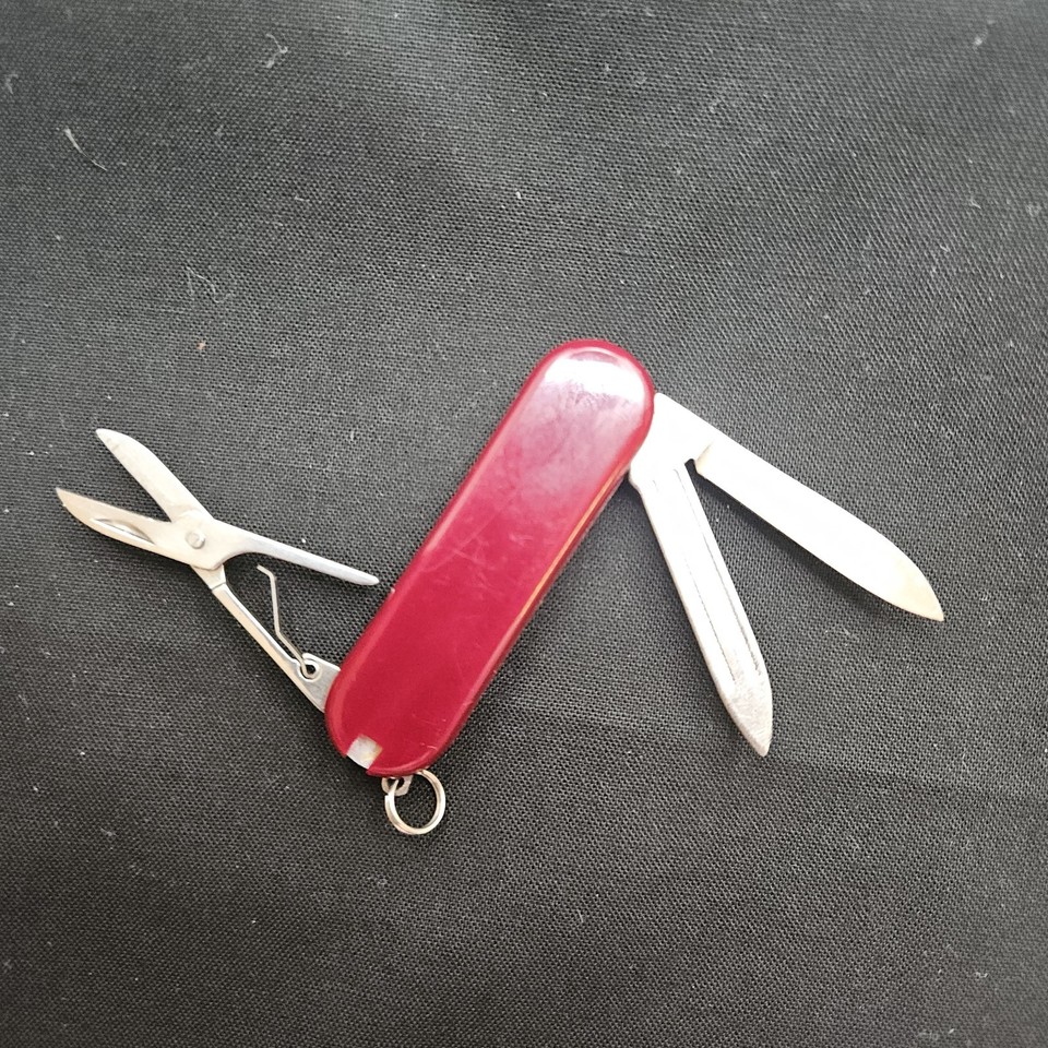 Multi-Tool Pocket Camp Knife Red, 10 in 1 Tool 3 1/2" + 2" 3 in 1 Knife ...