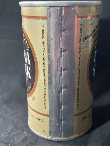 Vintage Labatt's Extra Stock Beer Can 341ml Push Top FRENCH/ENGLISH ...