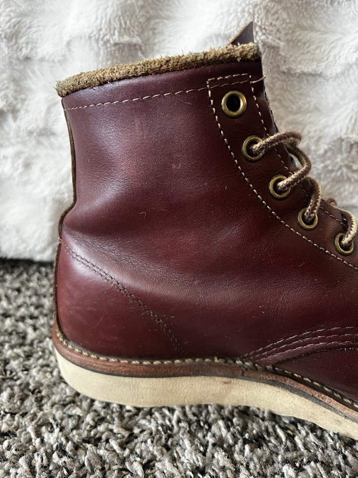 Red Wing Heritage Moc Toe 8856 Oxblood Size 9.5 D Leather Brown/Maroon ...