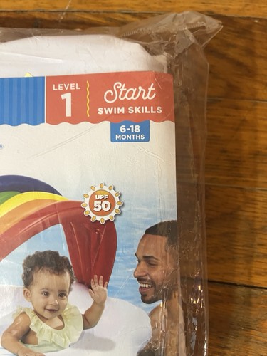 NEW Swim School BABY Float RAINBOW Cloud 6-18 Month Level 1 POOL Seat ...