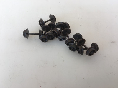 10 Pack Lot of Brown Plastic Wheels N Scale Trains | eBay