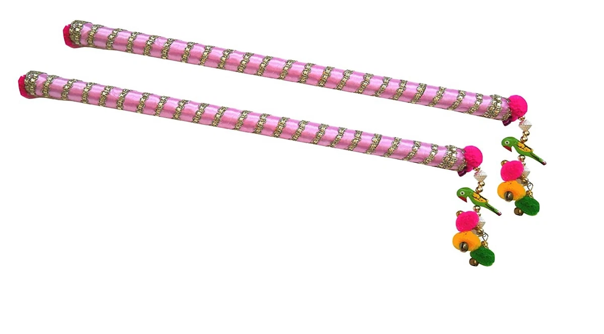 How To Make Dandiya Sticks At Home