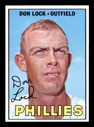 1967 Topps Baseball #376 Don Lock EX/MT *e1 | eBay
