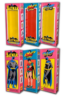 Set of 3: BATMAN FAMILY '79 BOXES for 8" Mego Action Figures (BOXES ...