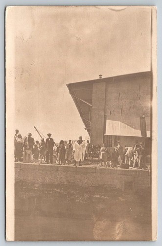 RPPC Middle Eastern Dock Arab Men Egypt? Postcard | eBay