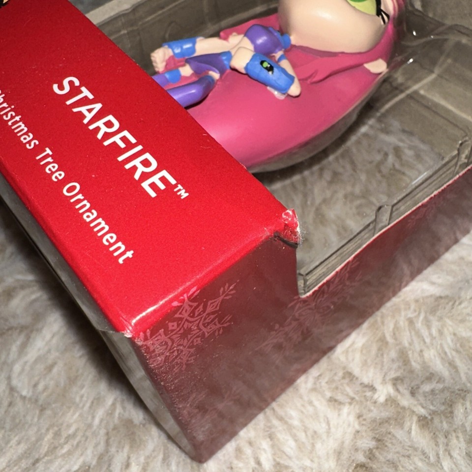 Hallmark Teen Titans GO! Starfire And Robin Christmas Tree Ornament | eBay