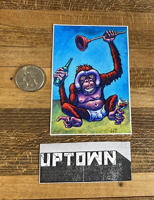 Strangelove Skateboards Jeff Tremaine Orangutan sticker Sean Cliver | eBay