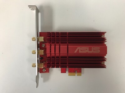 ASUS PCE-AC68 Dual Band 3x3 802.11ac PCIe Adapter / Internal WI-FI Card ...