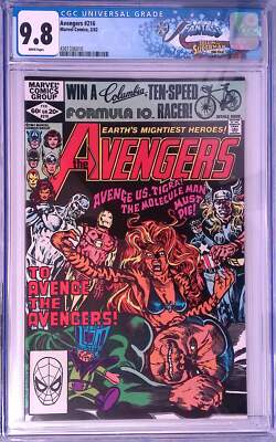 Marvel Comics Avengers #216 2/82 FANTAST CGC 9.8 White Pages | eBay