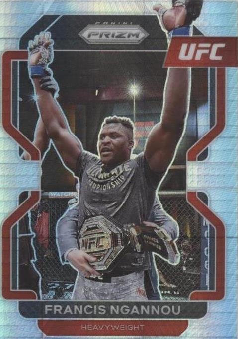 2022 Panini Prizm UFC - Francis Ngannou #153 Hyper Prizm for sale ...
