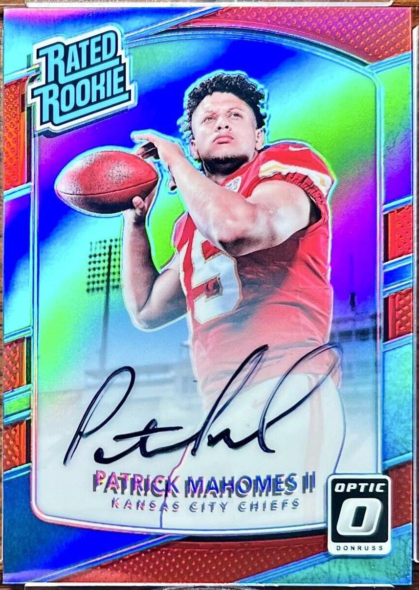 2017 Donruss Optic - Rated Rookie Patrick Mahomes II #177 Red ...