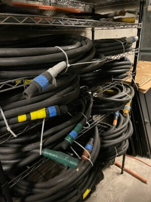 4/0 AWG, 400 Amp, Type W Generator Cable, 50’ CAM Extension with cam ...