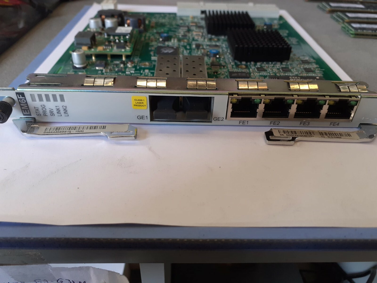 Huawei RTN SL91EM6F / EM6F / 4 * FE (RJ45) / 2 * GE(SFP) Rápido/Gigabit ...