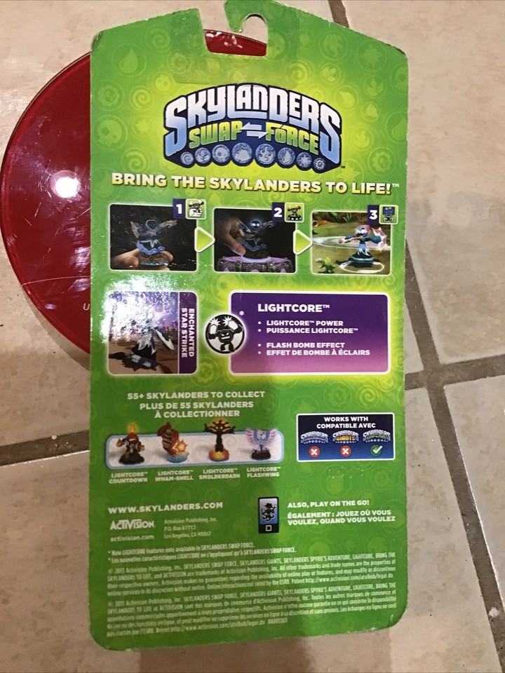 Walmart Exclusive Skylanders Swap Force Lightcore Enchanted Star Strike ...