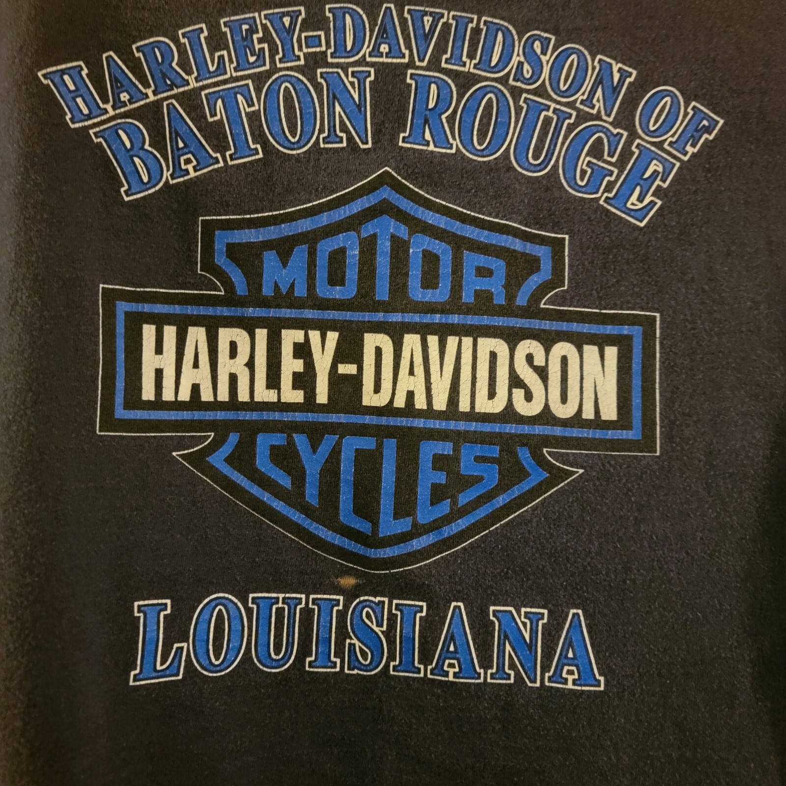 Vintage 90s Holoubek Harley Davidson Baton Rouge T-Sh… - Gem