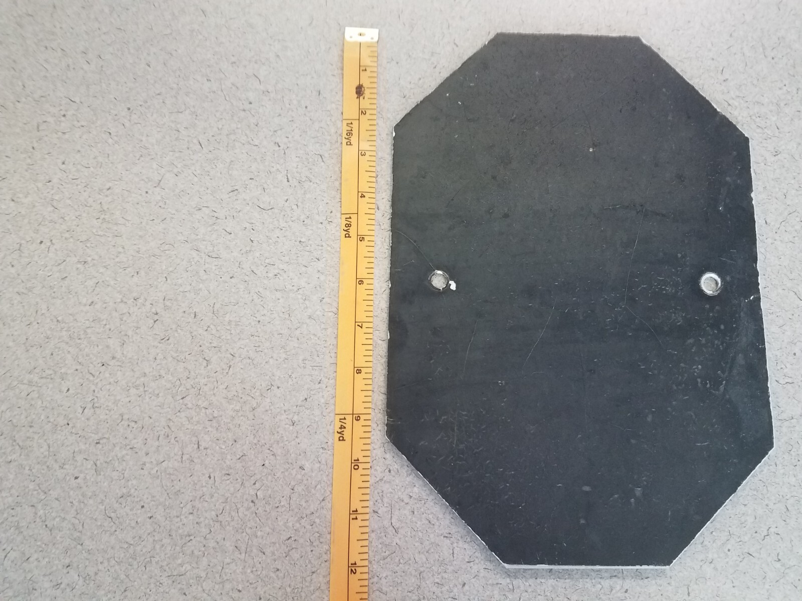 Metal Octagon Railroad Train Track Sign Piece / Part (?) | eBay